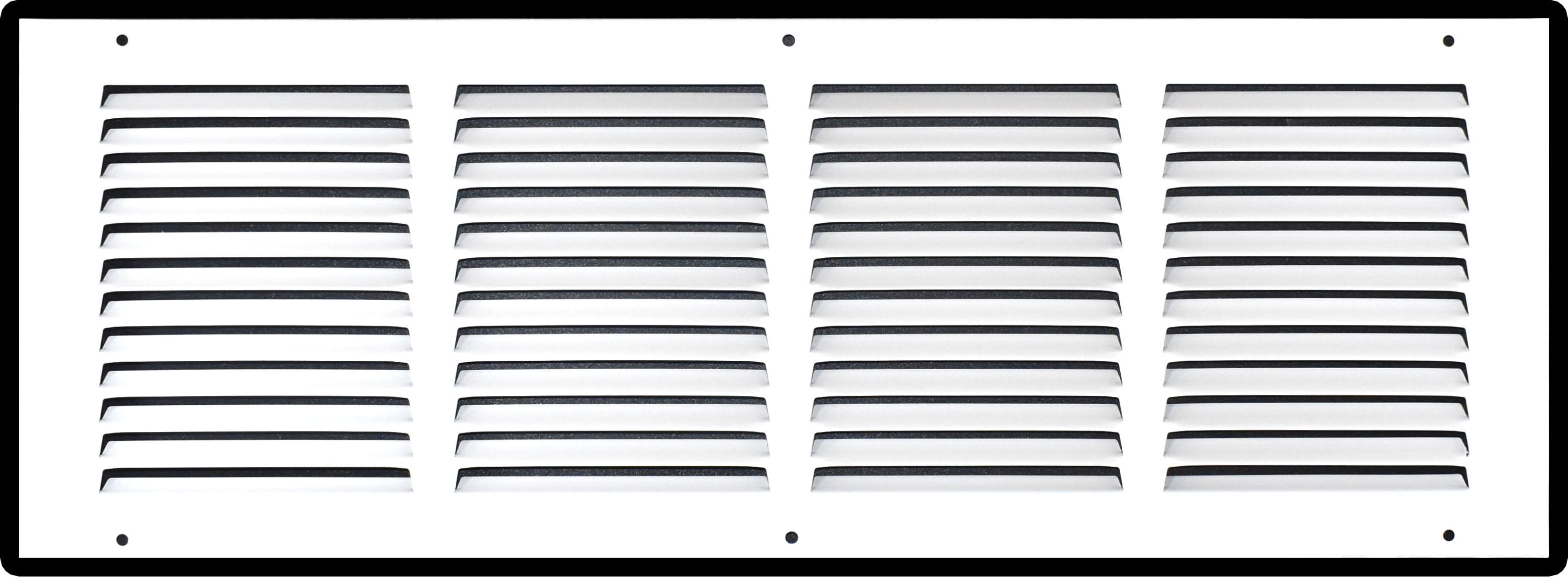 20" X 6" Steel Return Air Grille | HVAC Vent Cover Grill for Sidewall ...
