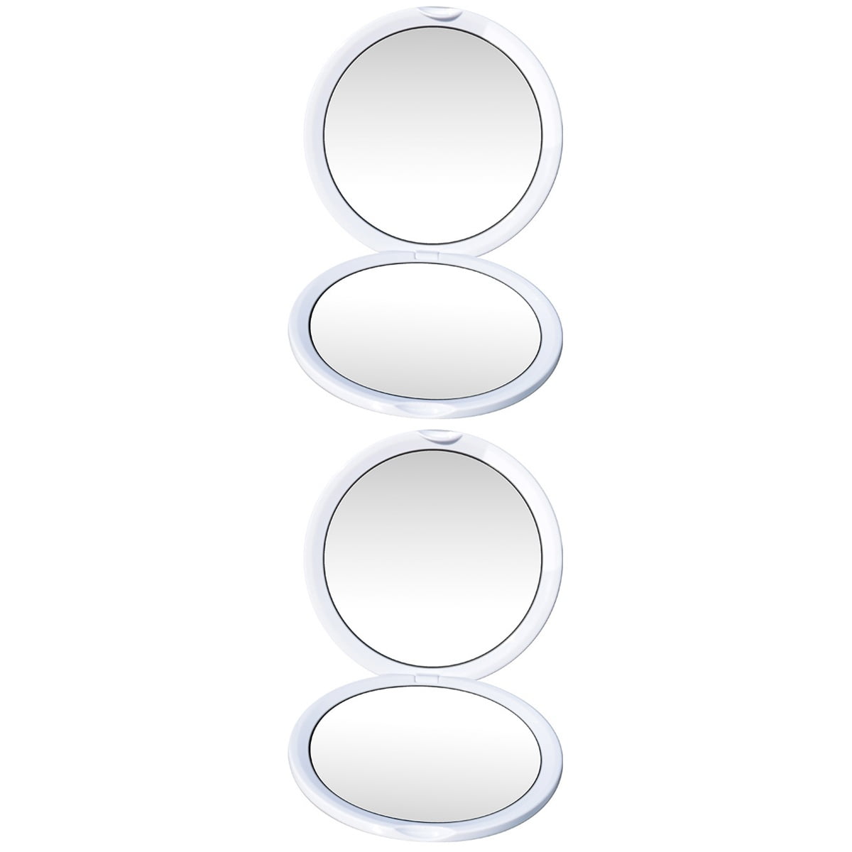 20 X Folding Compact Mirror Travel Magnifying Mirrors Vanity Heart ...