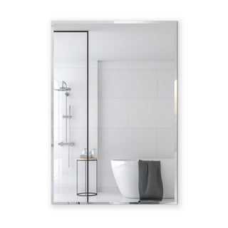 Plymor Square 5mm Beveled Glass Mirror, 12 inch x 12 inch (Pack of 4 ...