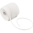 20 Yards 5MM Wide White Elastic Band Cord Threads Stretchy Spandex Flat ...