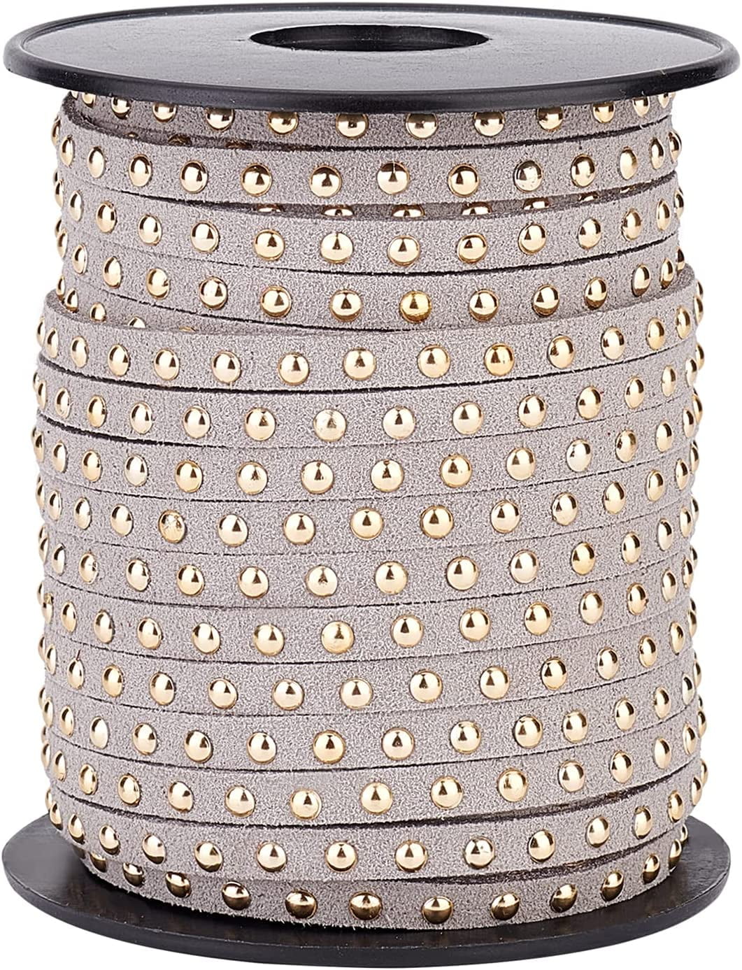 20 Yards Faux Suede Cord 5mm Micro Fabric Flat Beading String Aluminum ...