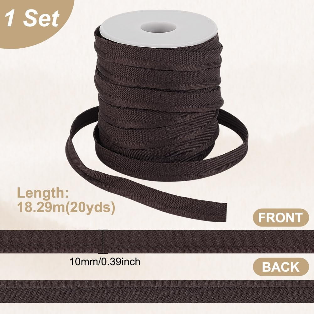 20 Yards Piping Trim 3/8 Inch(10mm) Piping Bias Tape Lip Cord Trim ...