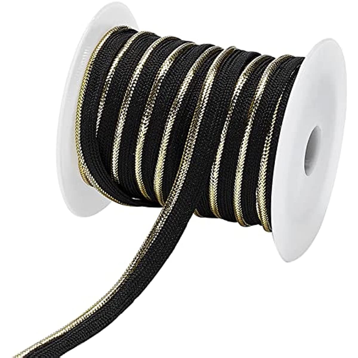 20 Yards Piping Trim with Welting Cord Black Maxi Piping Bias Tape Lip ...