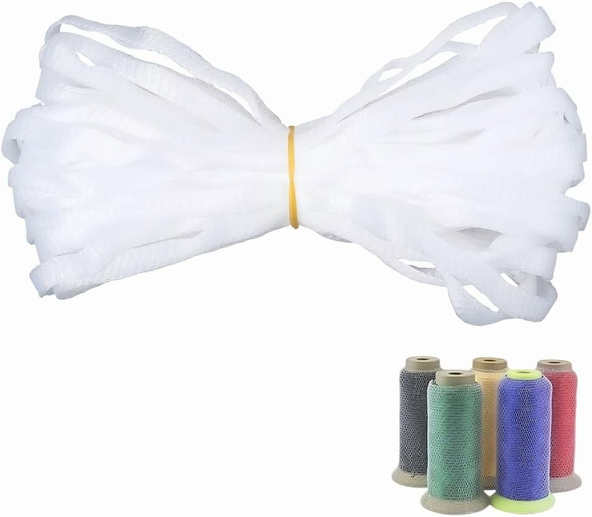 20 Yards Sewing Thread Net White Cosmetic Brush Protective Nets 3/8 ...
