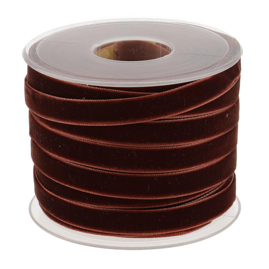 20 Yards Velvet Ribbon Spool, 0.4inch Wide for DIY Crafts, Hair Bow ...