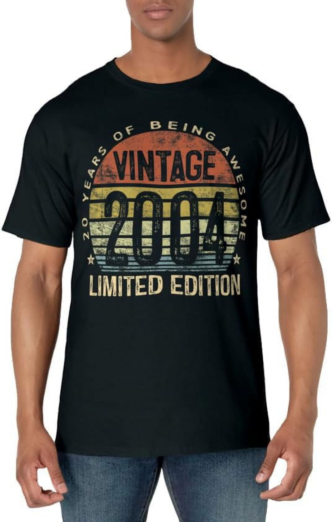 20 Year Old Gifts Vintage 2004 Limited Edition 20th Birthday T-Shirt ...