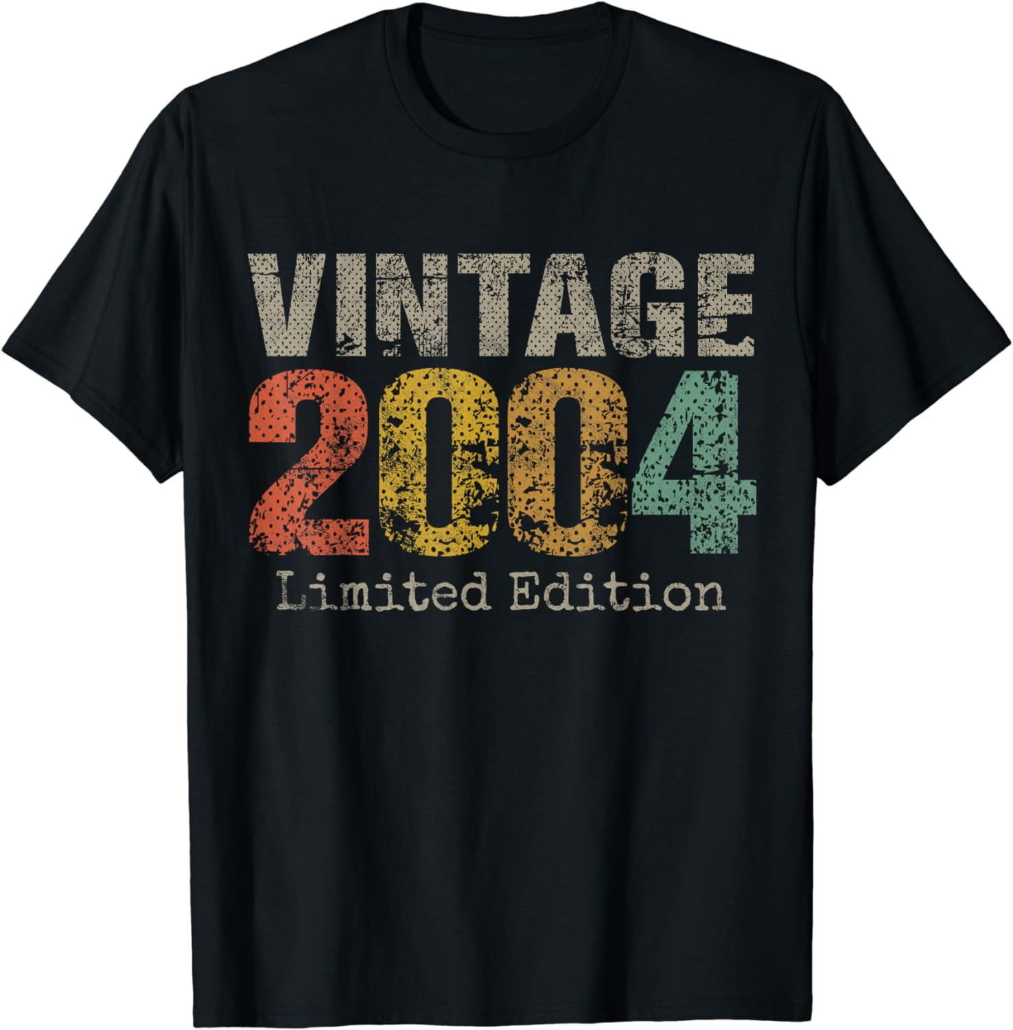 20 Year Old Gifts Vintage 2004 Limited Edition 20th Birthday T-Shirt ...