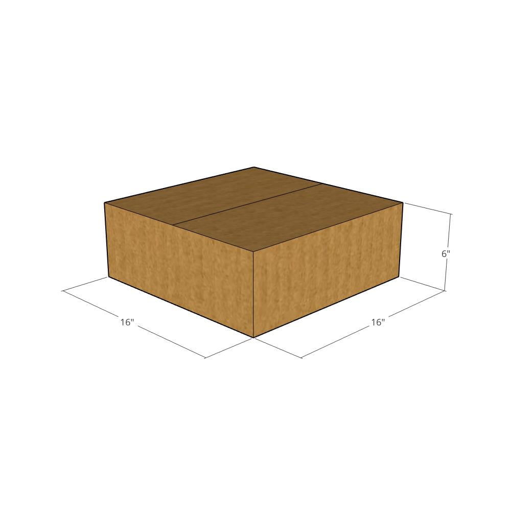 20 boxes with size of 16x16x6 - 32 ECT New - Walmart.com