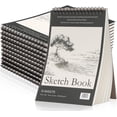 20 count 5.5'' .5'' Spiral Bound Sketch Book 30 Sheet Each(68lb/100gsm ...