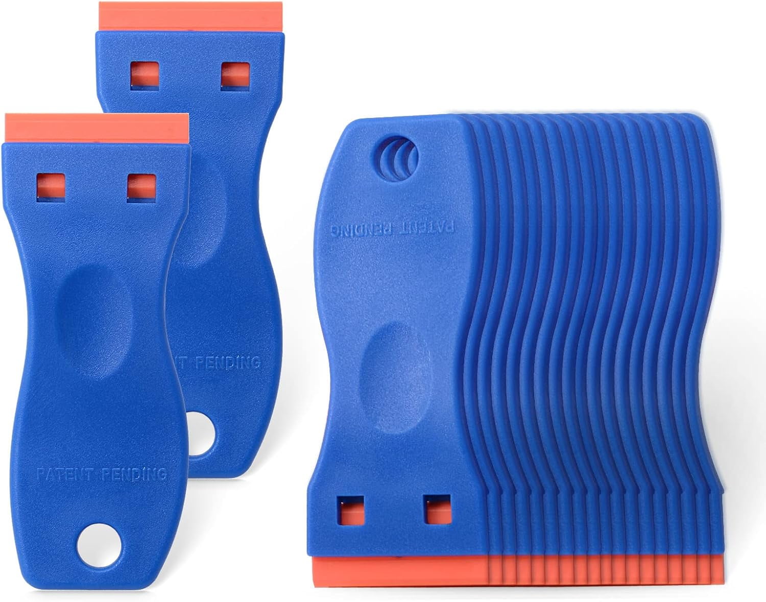 20 count Blue Razor Scraper Tool for Gasket Remover, Sticker Remover ...