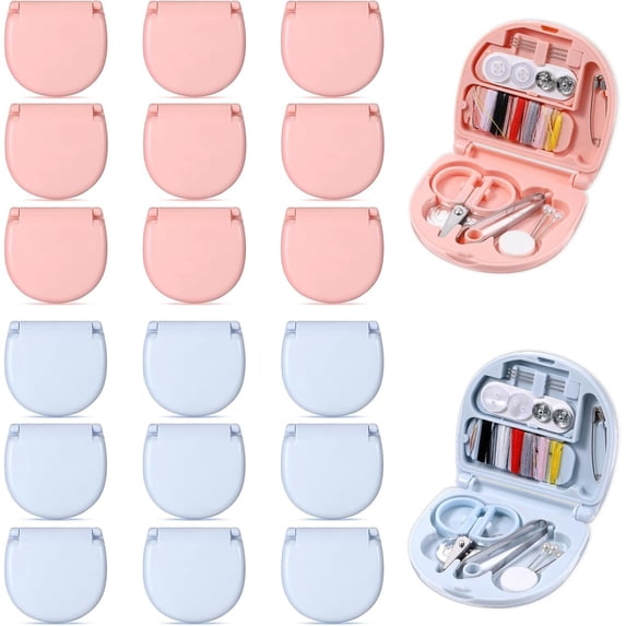 20 count Mini Travel Sewing Kit Portable Travel Sewing Box Kit Portable ...