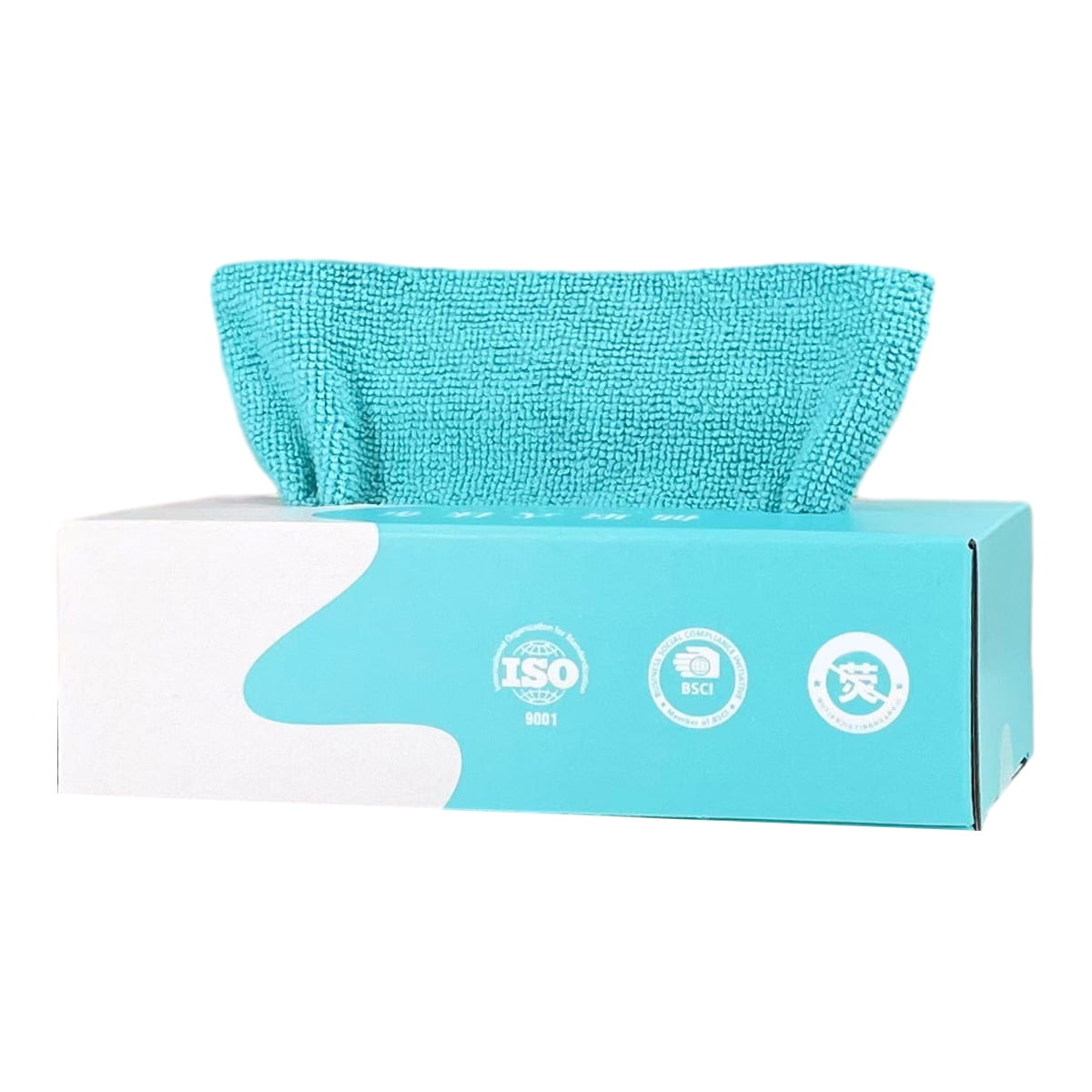 20 count Rags In A Box- 7.8" x 7.8" Reusable Wipes for Cleaning ...