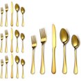 20 count Silverware Set for 4, Grade Stainless Steel Flatware Set ...
