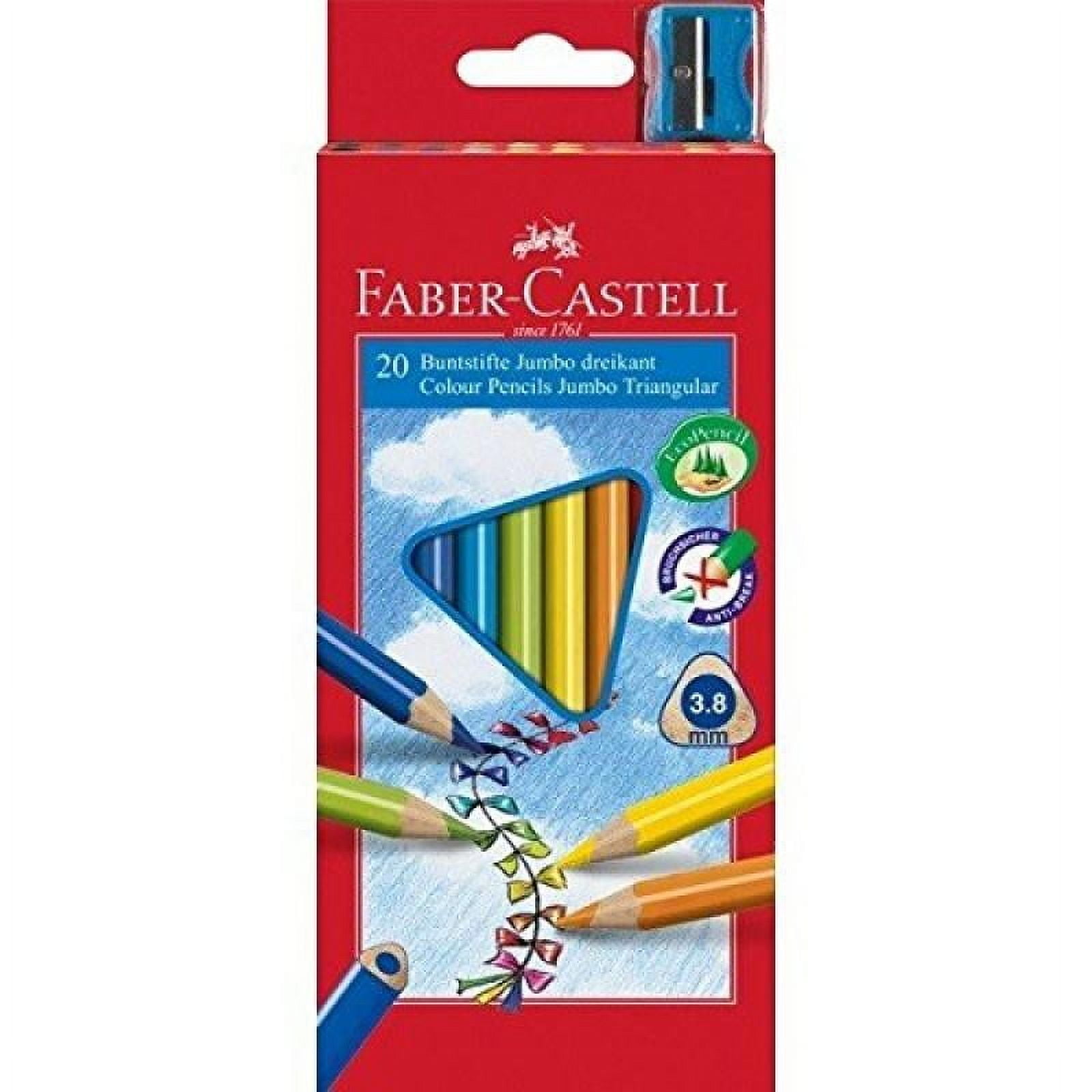 20 ct Jumbo Triangular Colored Pencils - Walmart.com