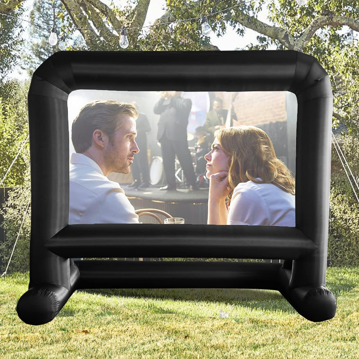 20 feet Inflatable Portable Projector Movie Screen - Huge Air-Blown ...