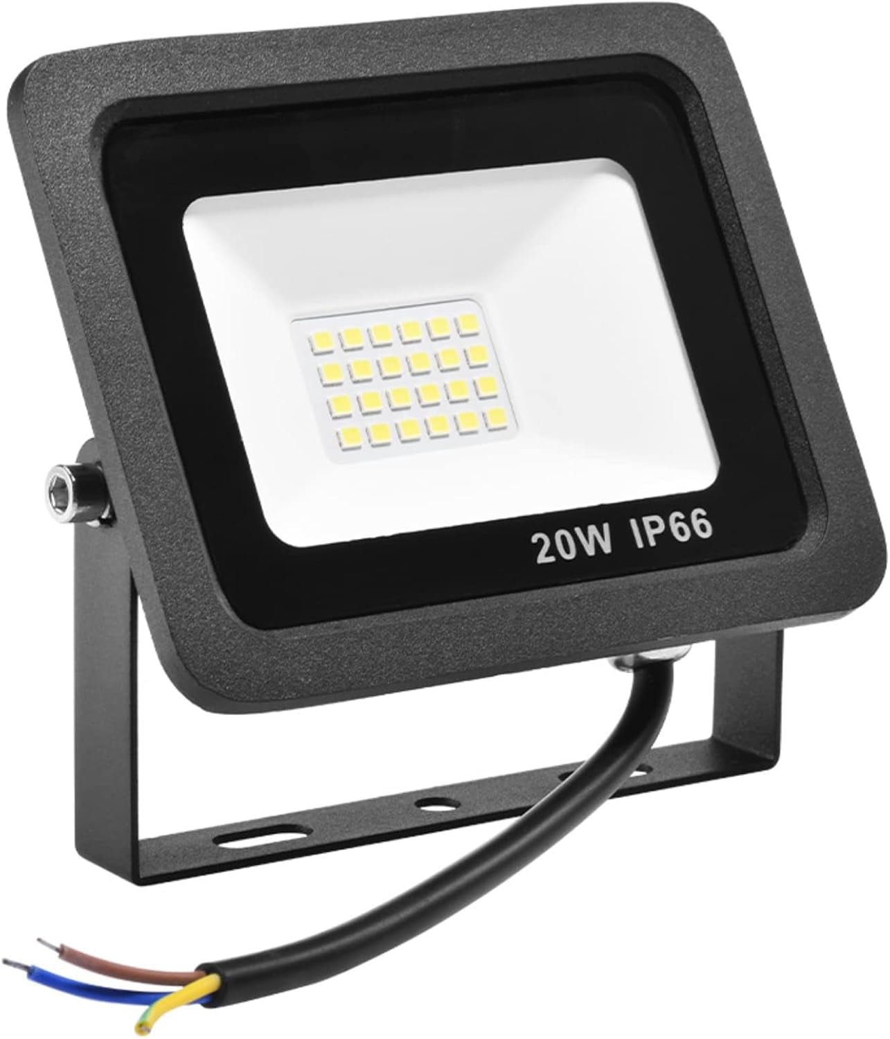 20 floodlight outdoor, IP66 waterproof safety light fixtures, 6500 ...
