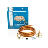 20 ft. Copper Ice Maker Kit with Self Tapping Saddle Valve - Walmart.com