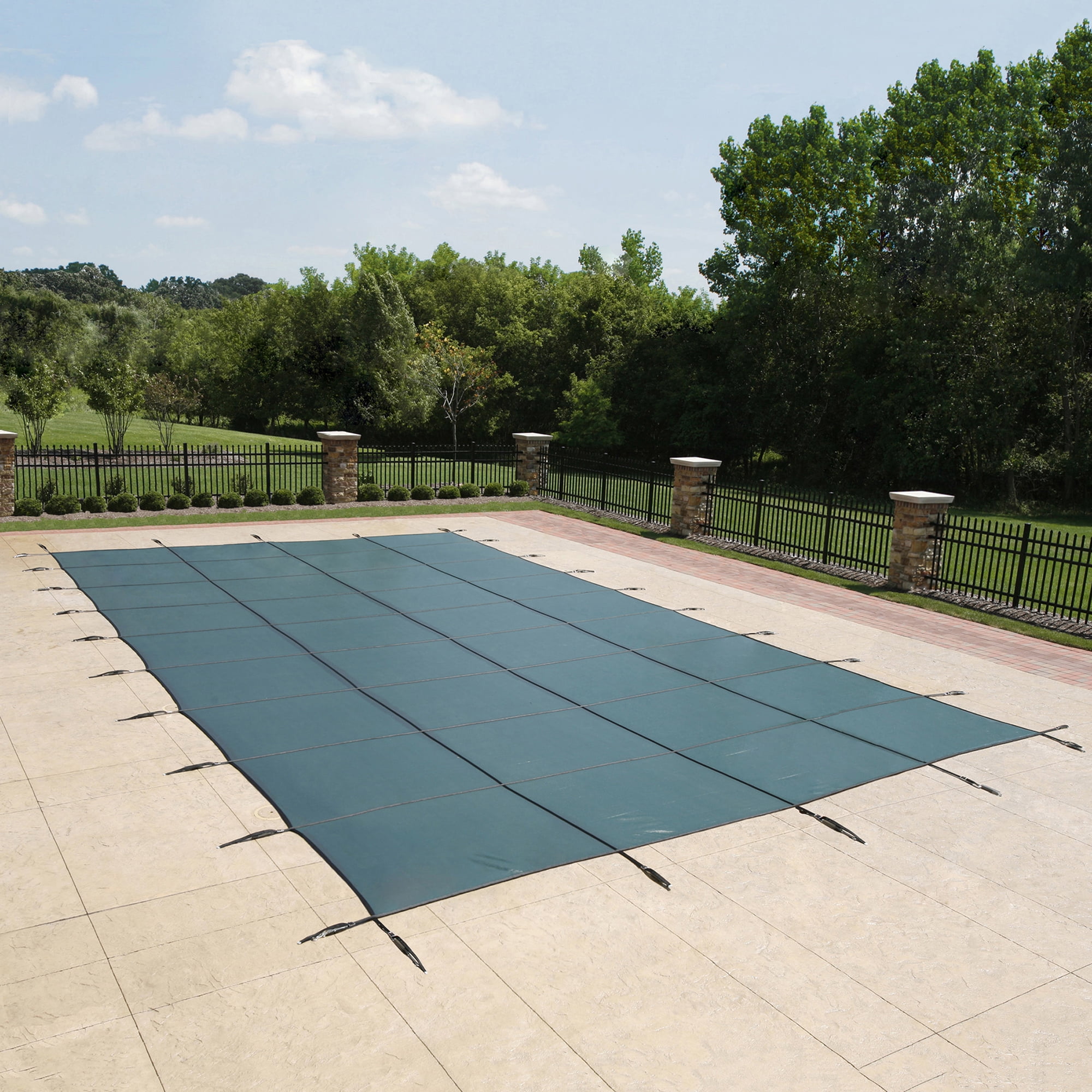 20-ft x 40-ft Blue Wave 18-Year Mesh In-Ground Pool Safety Cover ...