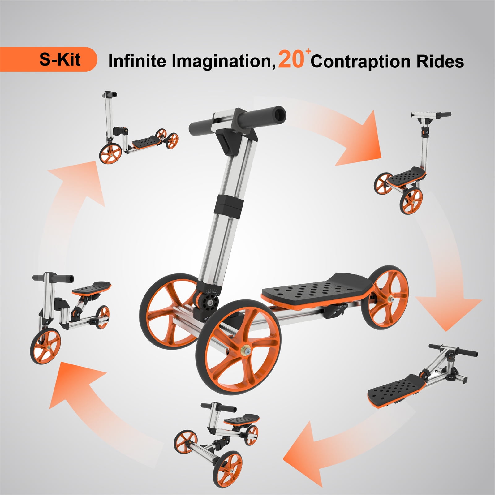 20 in 1 Children's Balance Bike Constructible Kit, Kids Engineering ...
