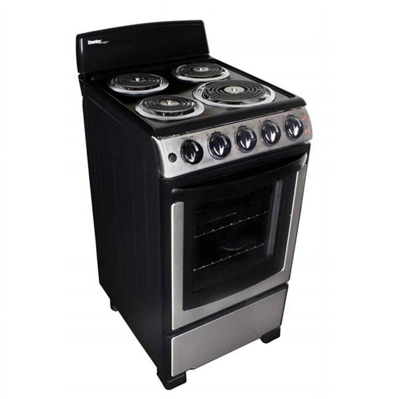 20 in. 2.3 cu.ft. Single Oven Electric Range with Manual Clean Oven ...