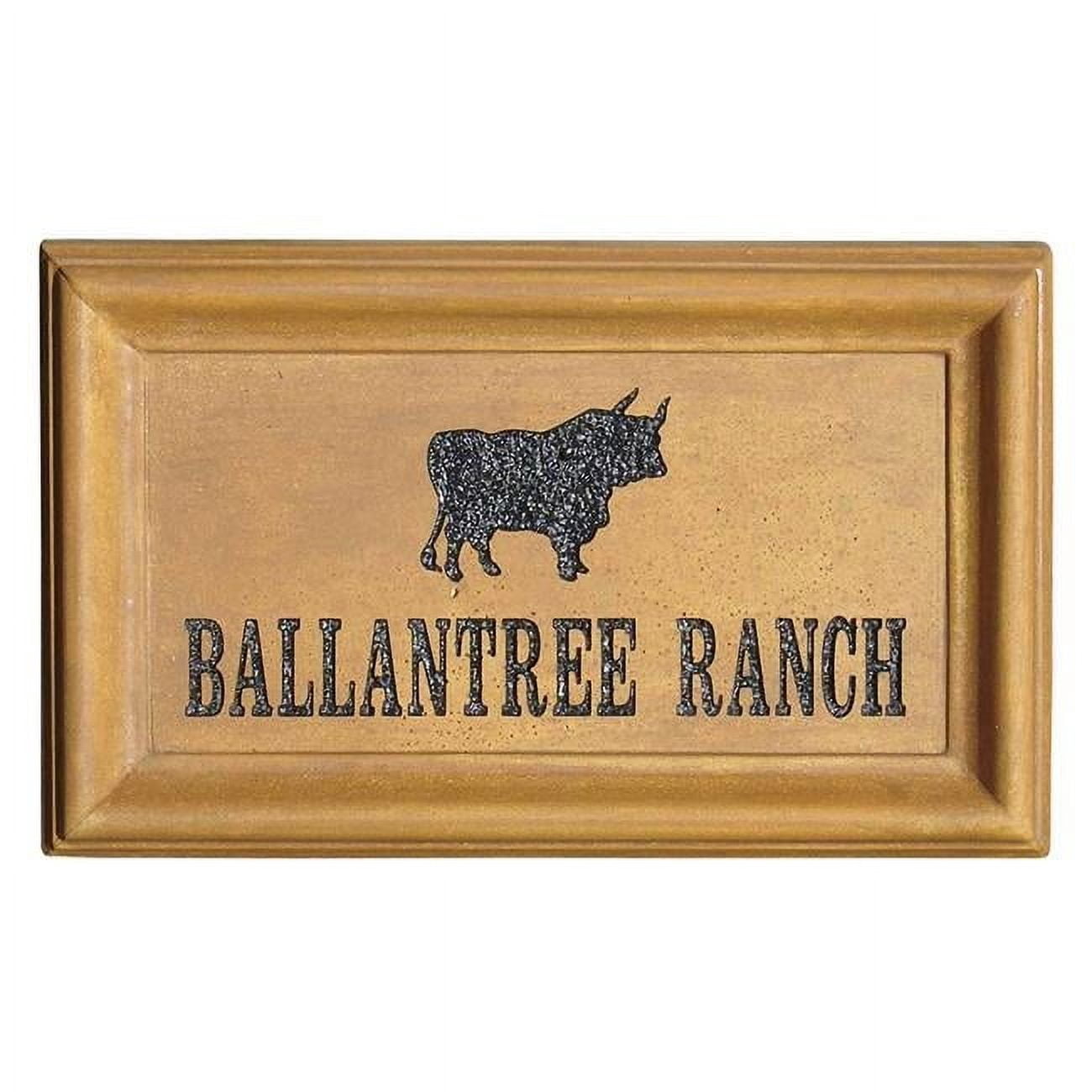 20 in. Engraved Arch Cast Concrete Address Block in Burnt Tuscan Color ...