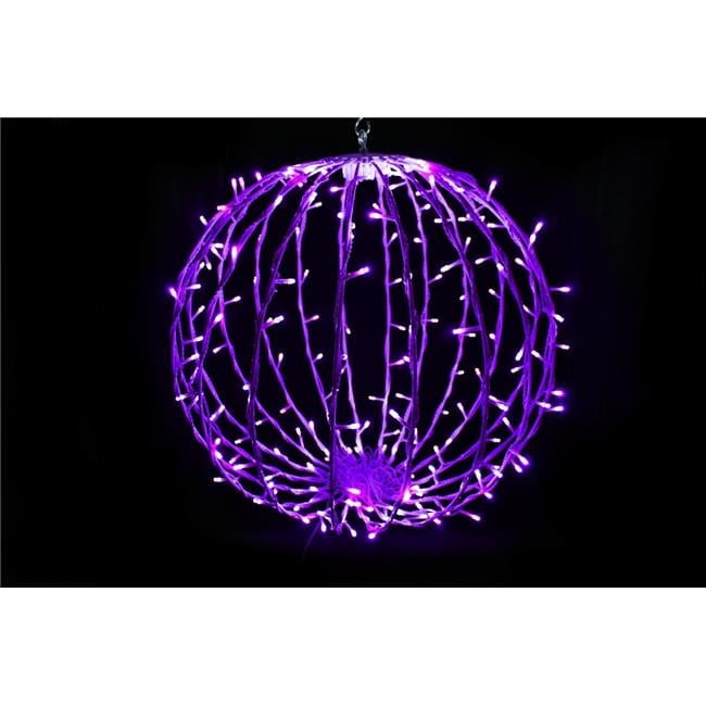 20 in. LED Sphere Lights, Purple - 200 Count - Walmart.com