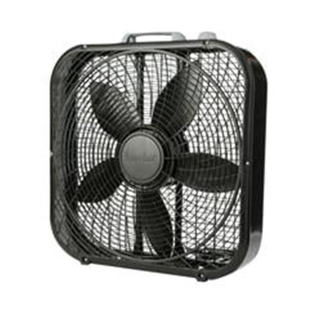 20 in. Power Plus Box Fan, Black - Walmart.com
