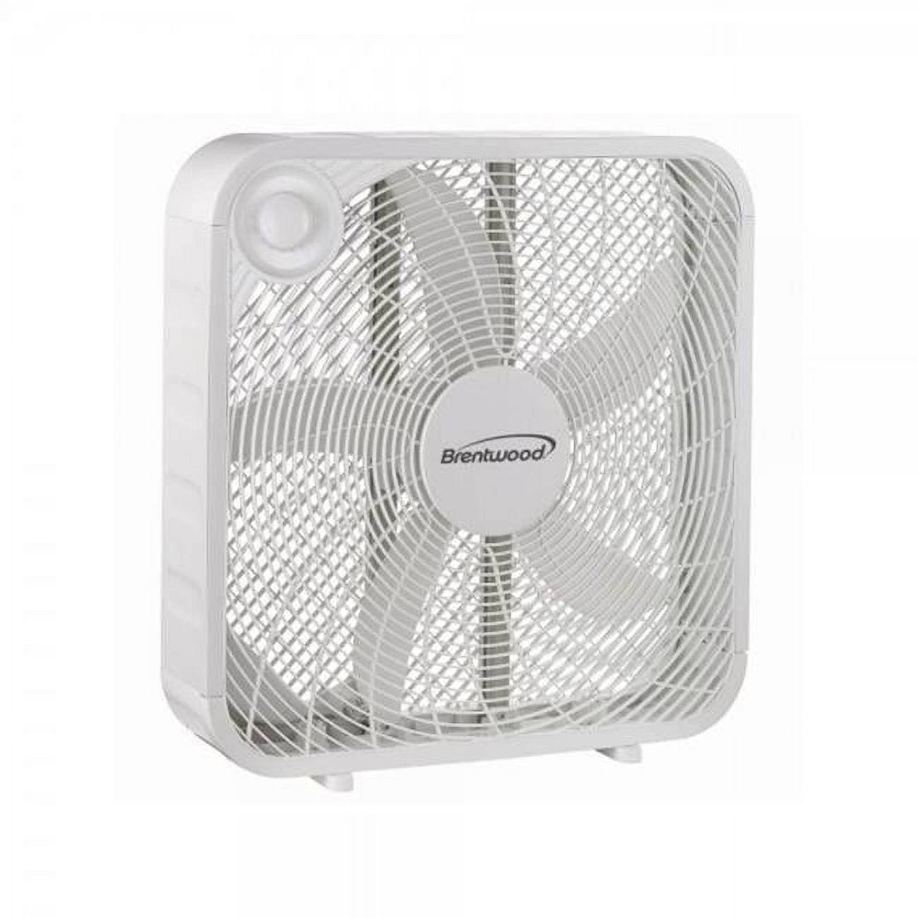 Gizmo 3-Speed High Velocity 5 Blade Box Fan White - Walmart.com