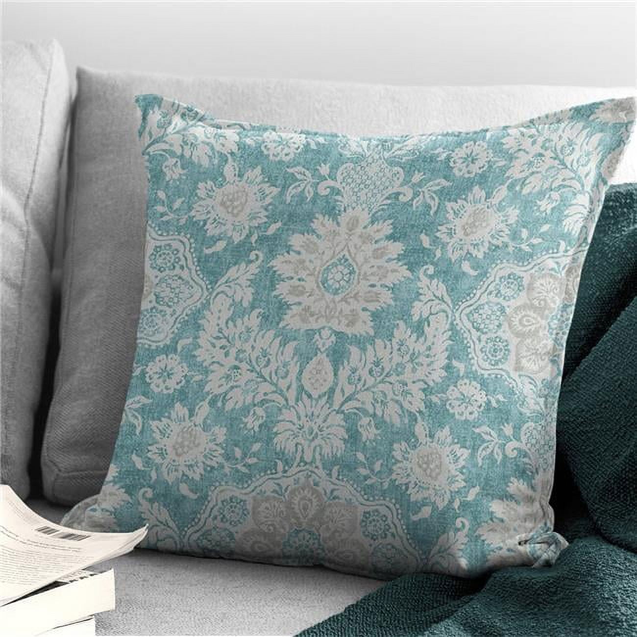 20 in. Square Osha Aqua & Teal Decorative Throw Pillows - Walmart.com