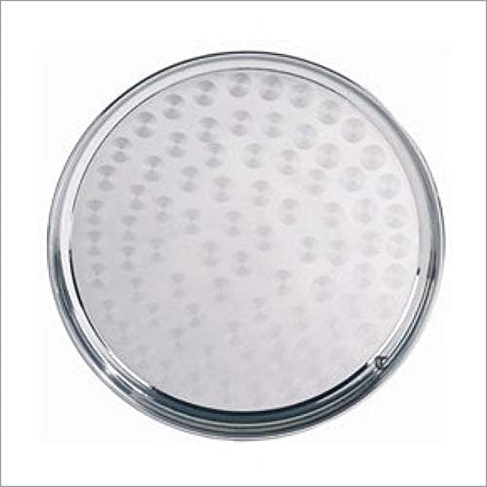 20 in. Stainless Steel Round Tray Gray - Walmart.com