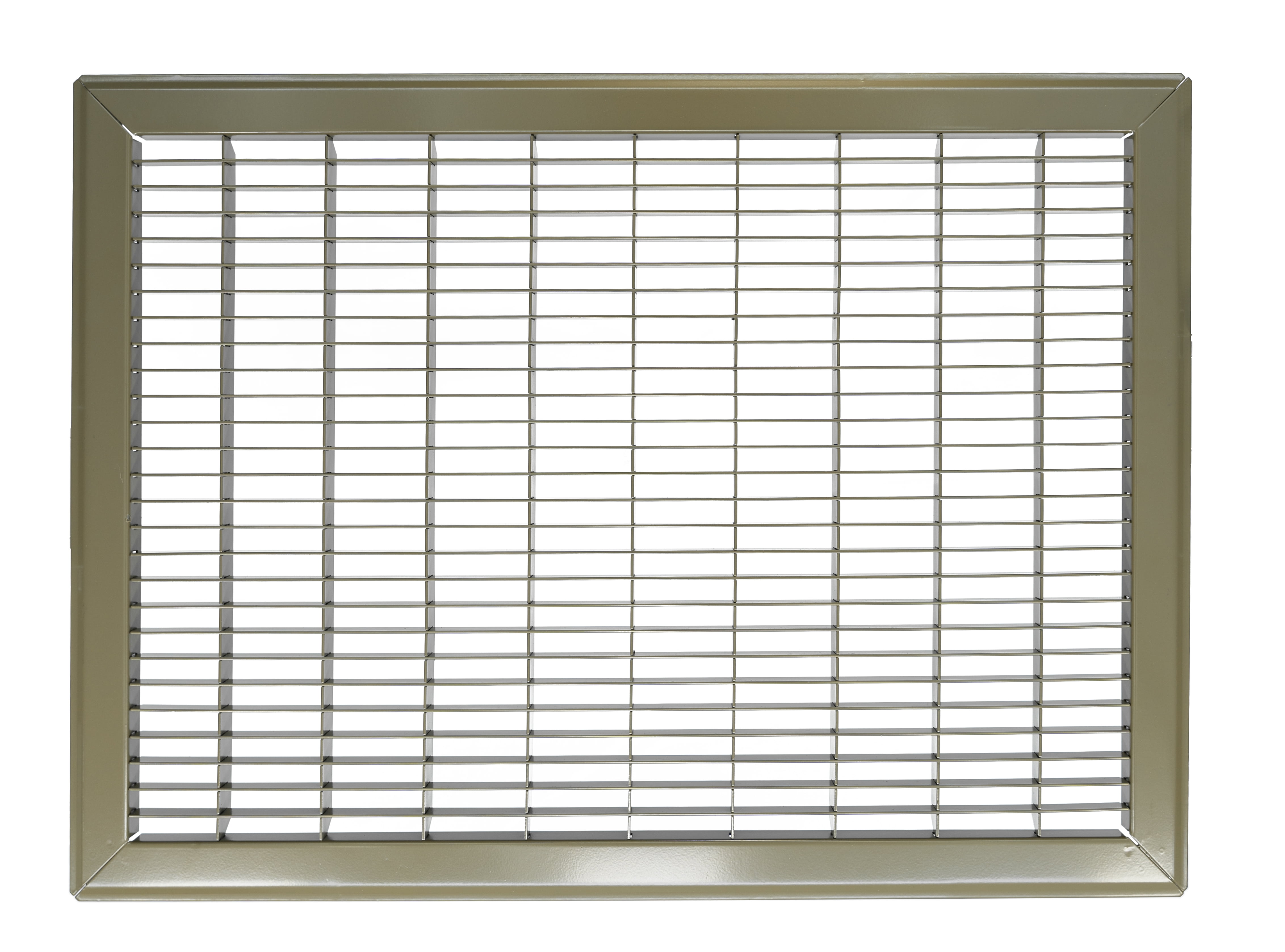 20 in. Wide x 14 in. High Rectangular Floor Return Air Grille of Steel ...