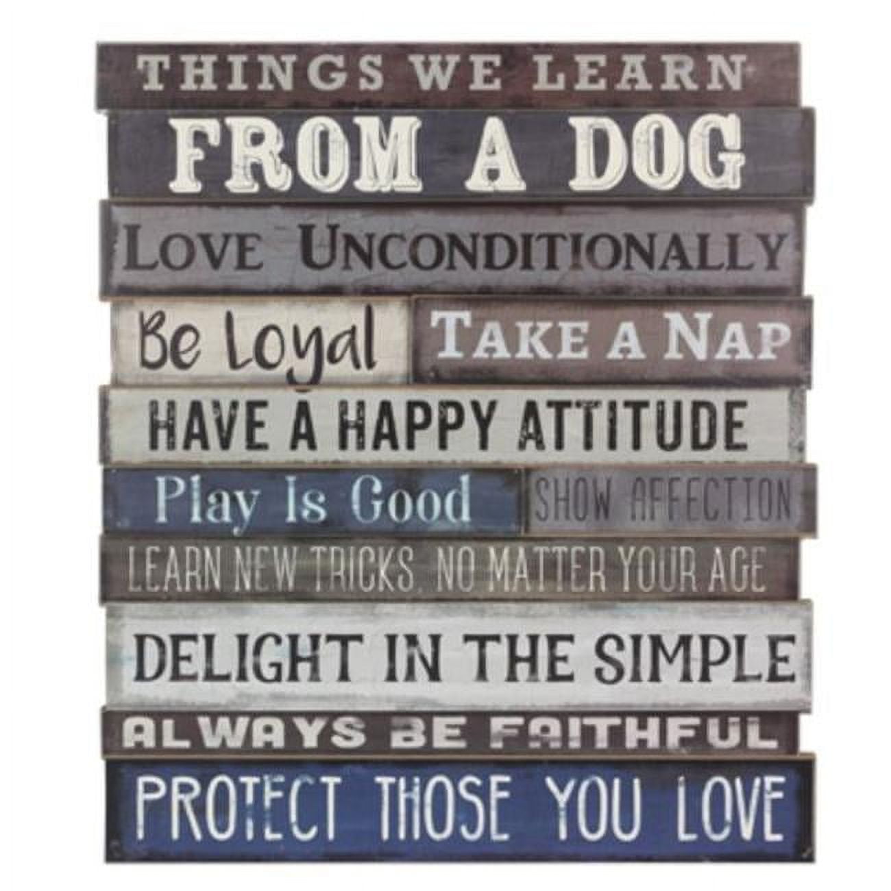 20 in. Wood 3D Dog Wall Sign - Walmart.com