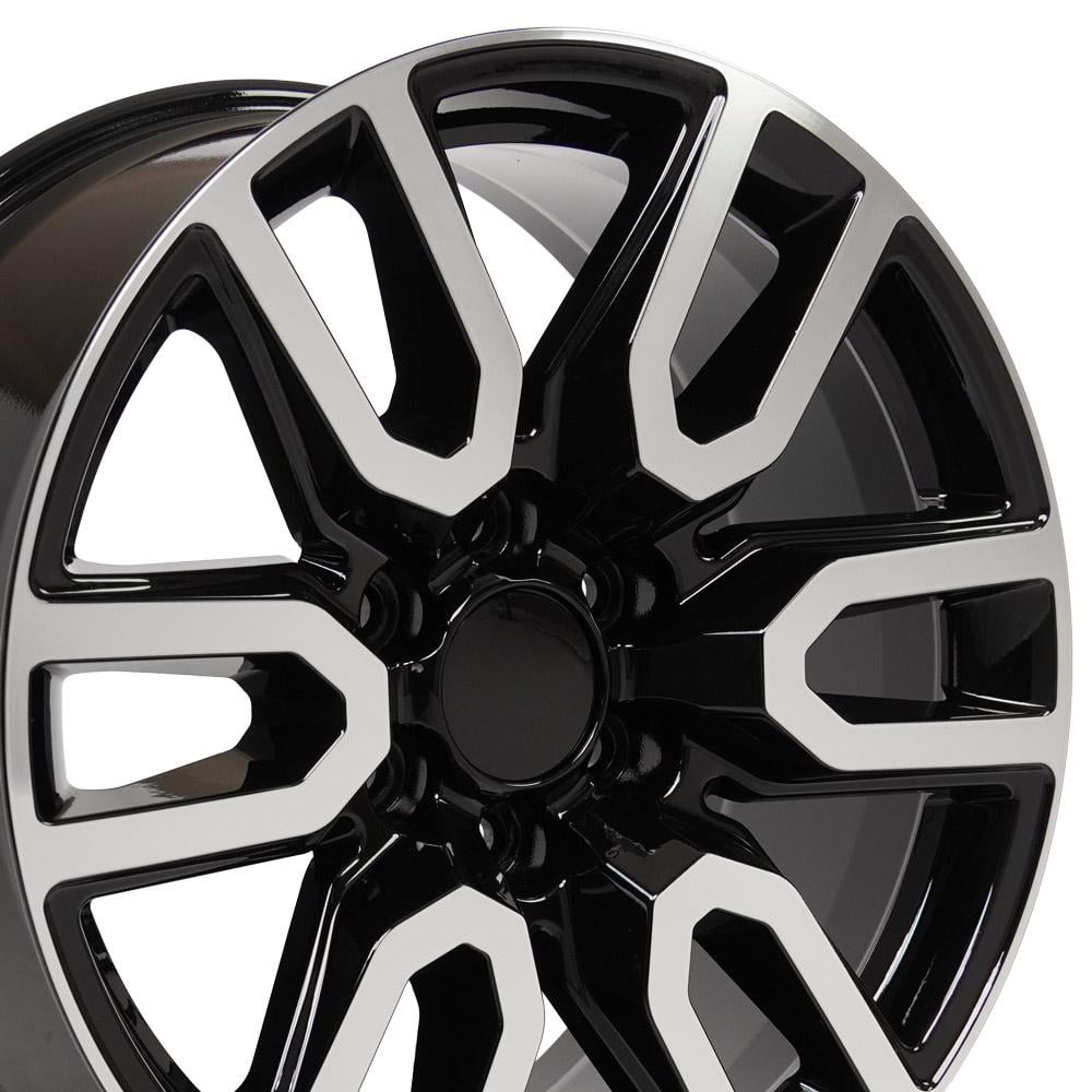 OE Wheels CV36 20 Inch Rims Fit Sierra 1500 Style 6x139.7 20x9 Gloss ...