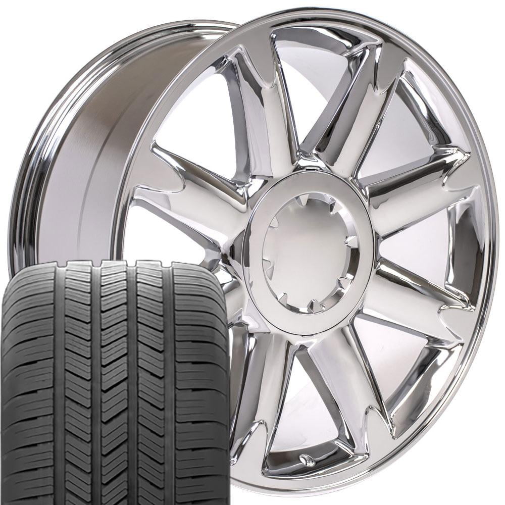 OE Wheels CV85 20 Inch Rims and Tires Fit Yukon Denali Style 6x139.7 ...