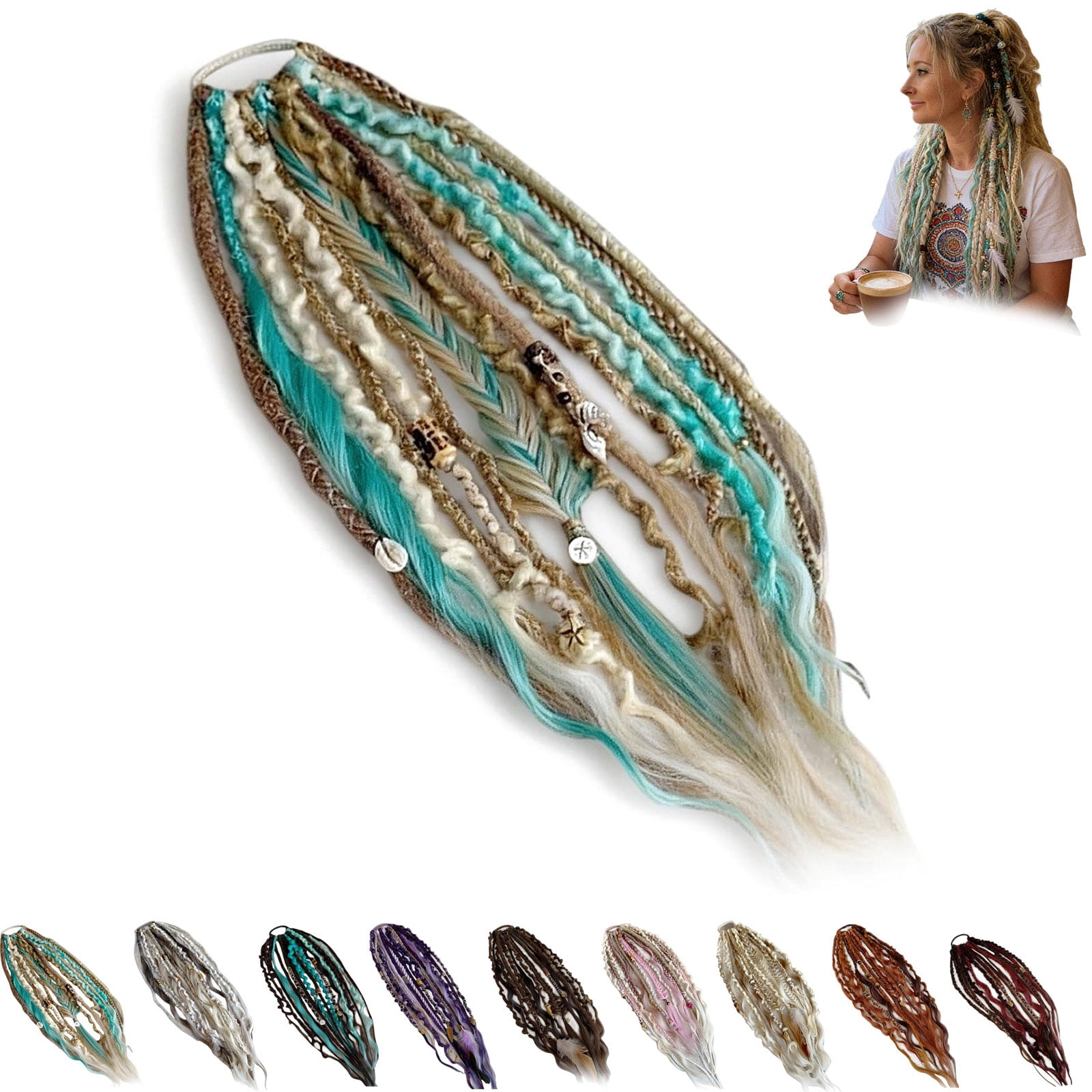 20 inch Claw Long Wavy Ponytail Extension Pony Tail Clip in Hair ...