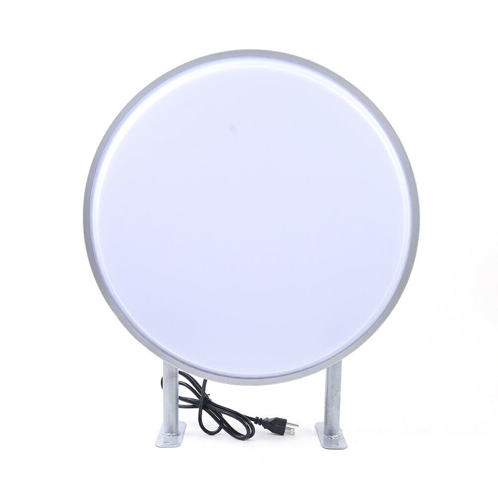 20 inch Double Sided Outdoor Round Illuminated Projecting Light Box ...