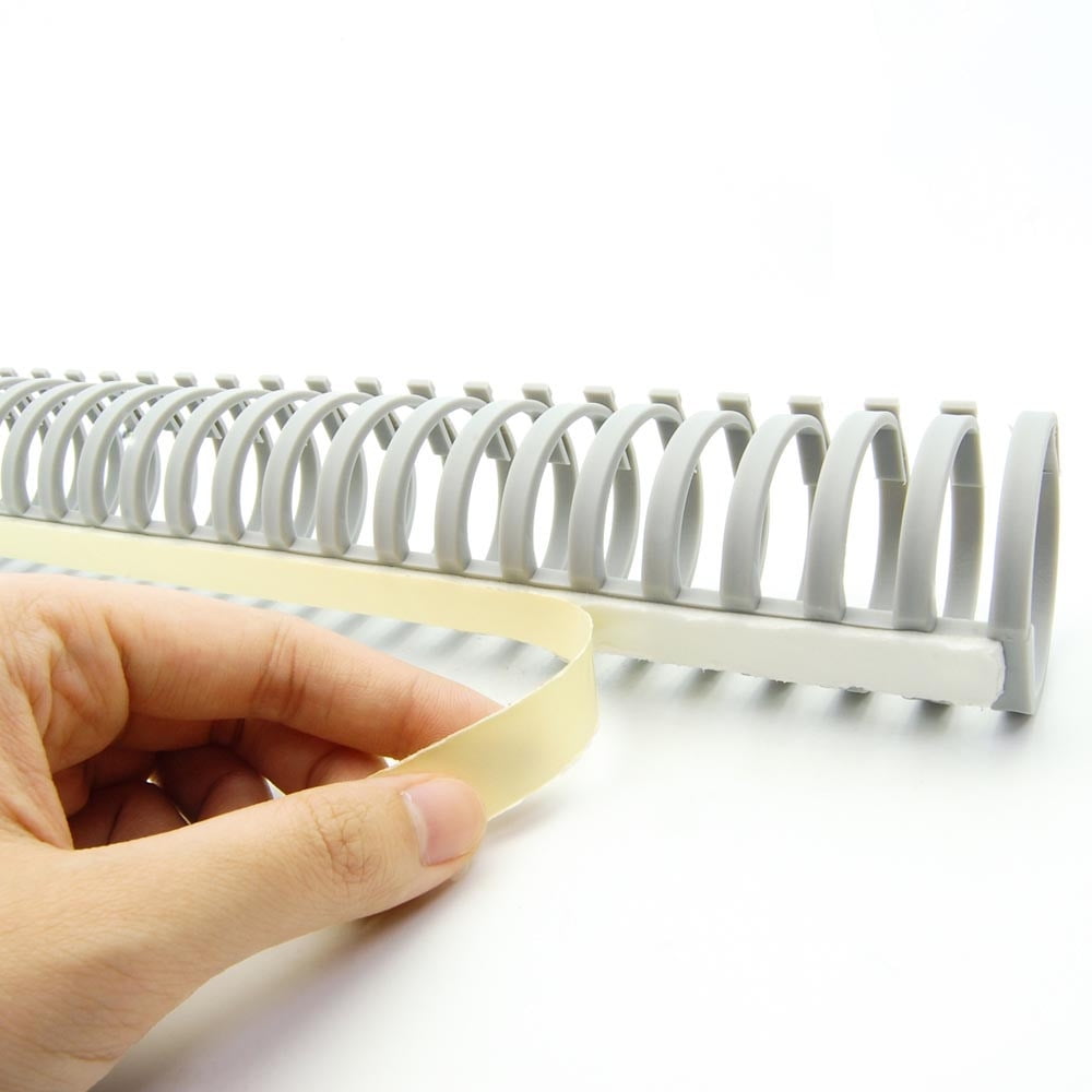 20 inch Flexible, Spiral Cable Holder with Adhesive, Gray - Walmart.com