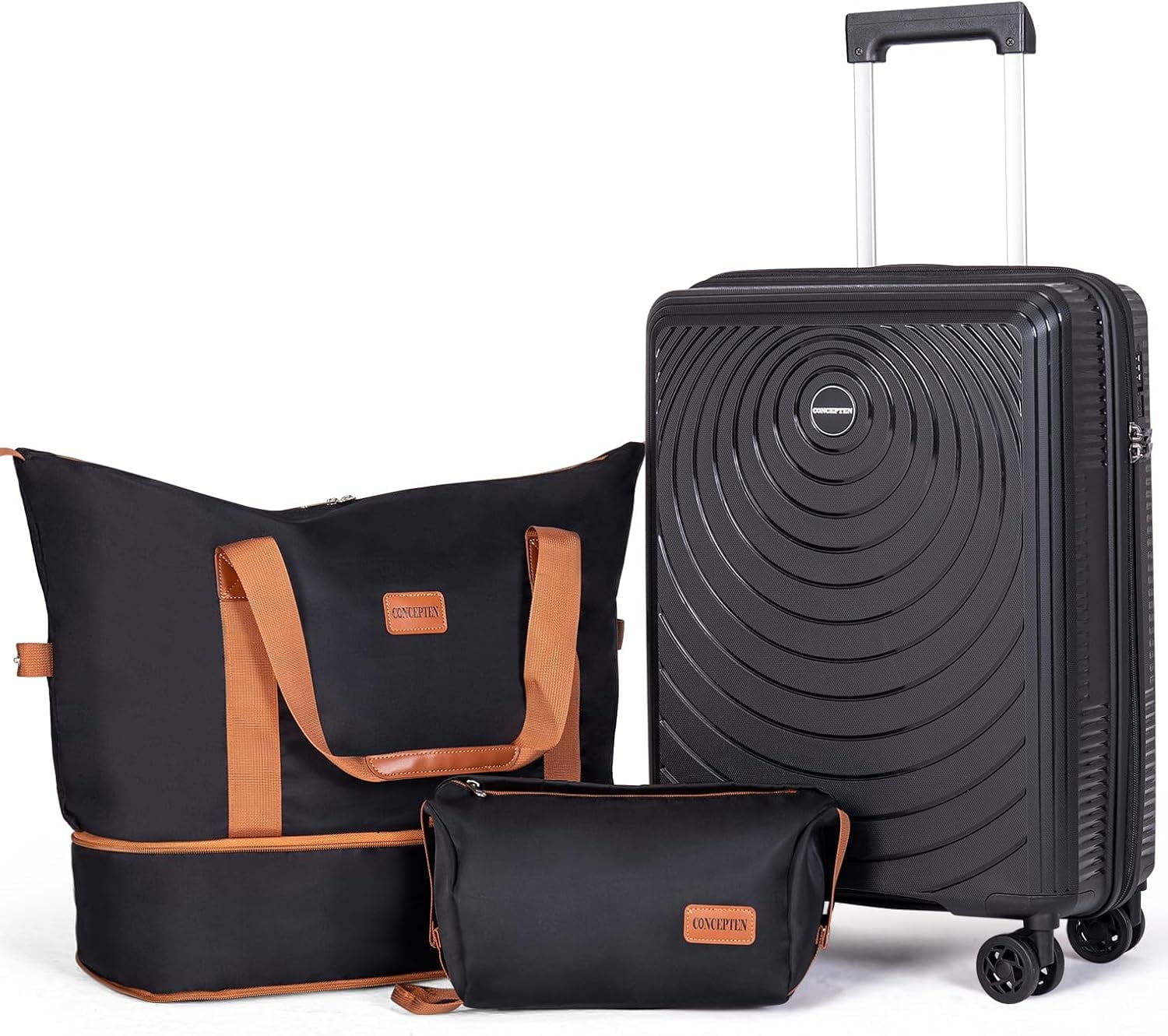 20-inch Hard Shell Suitcase with Wheels, 22x14x9 Airline Approved Carry ...