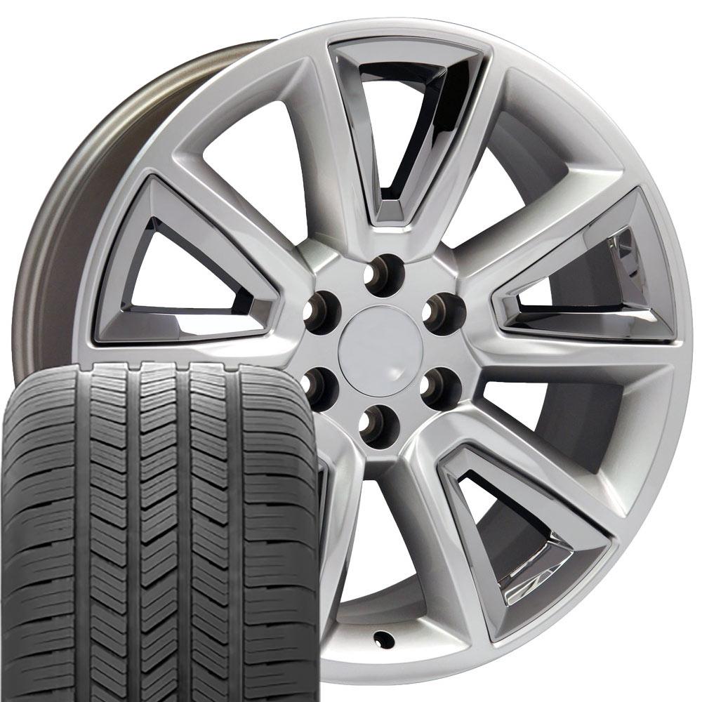 20 inch Hyper 5696 OE Wheels & Goodyear Tires Set Fits GM Trucks ...