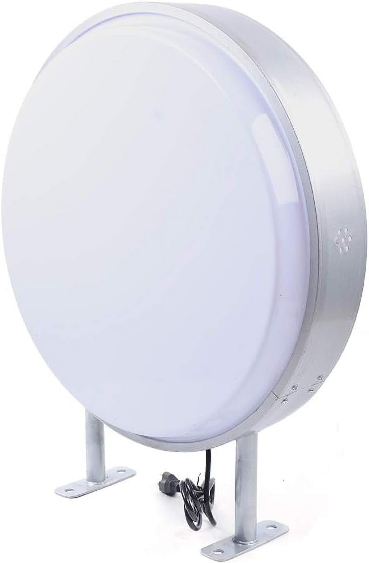 20 inch LED Light Box Round Double Sided Waterproof Advertising ...