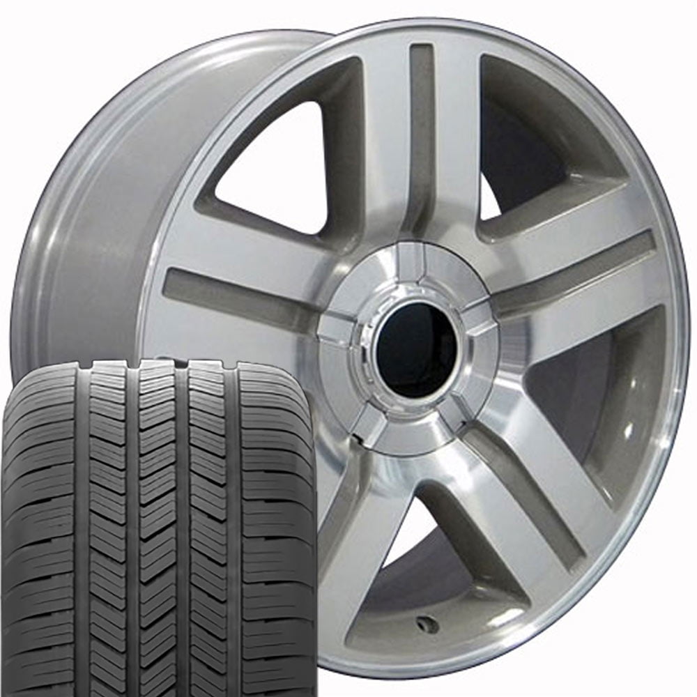 OE Wheels CV84 20 Inch Rims and Tires Fit Tahoe Style 6x139.7 20x8.5 ...