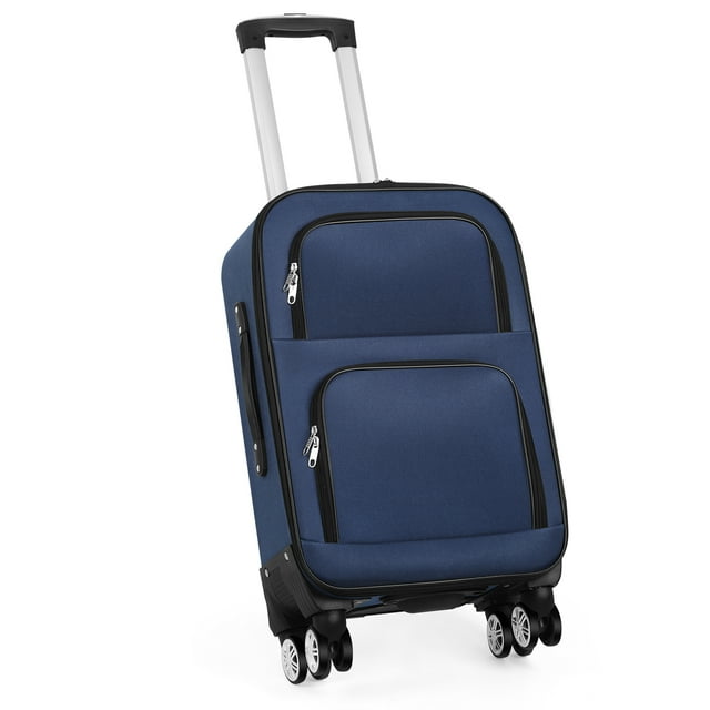 Lightweight 20 inch Softside Roller Carry On Suitcase with Spinner ...