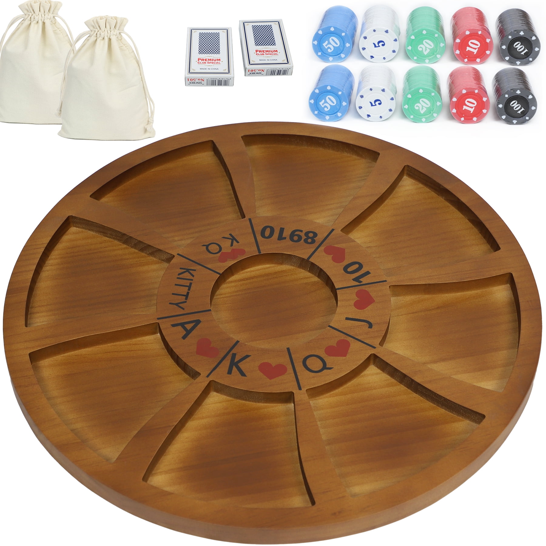 20 inches Michigan Rummy Game Deluxe Set Perfect Blend of A Royal Game ...