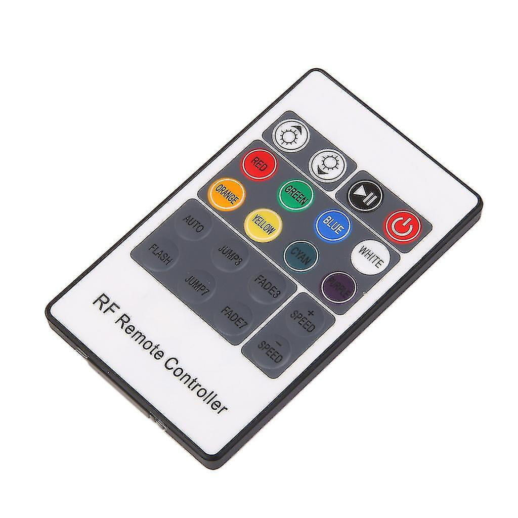 20-key Wireless Rf Remote Controller For 5050 3528 Rgb Led Strip Lights ...