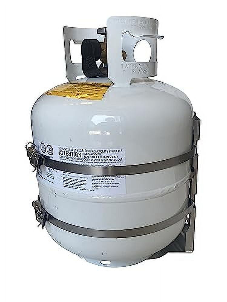20 lb Propane Tank Mount Stainless Steel Vehicle RV Camper Marine ...