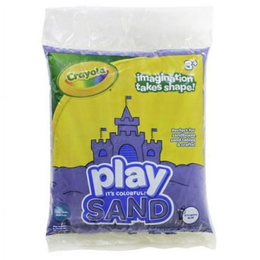 Crayola Non-Toxic Colored Play Sand Bag for Sandbox, 20 lb., Blue ...