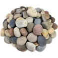 20 lbs Large River Rocks for Outdoor Landscaping, 3-4 Inch Decorative ...