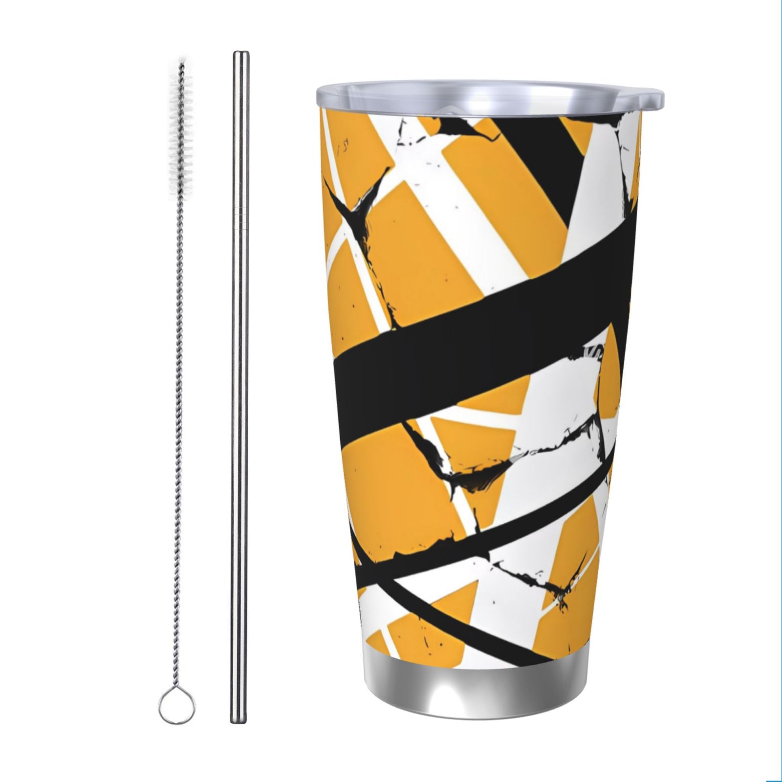 20 oz Car Tumbler Insulated Coffee Mug with Lid for Van.1986 Halen ...