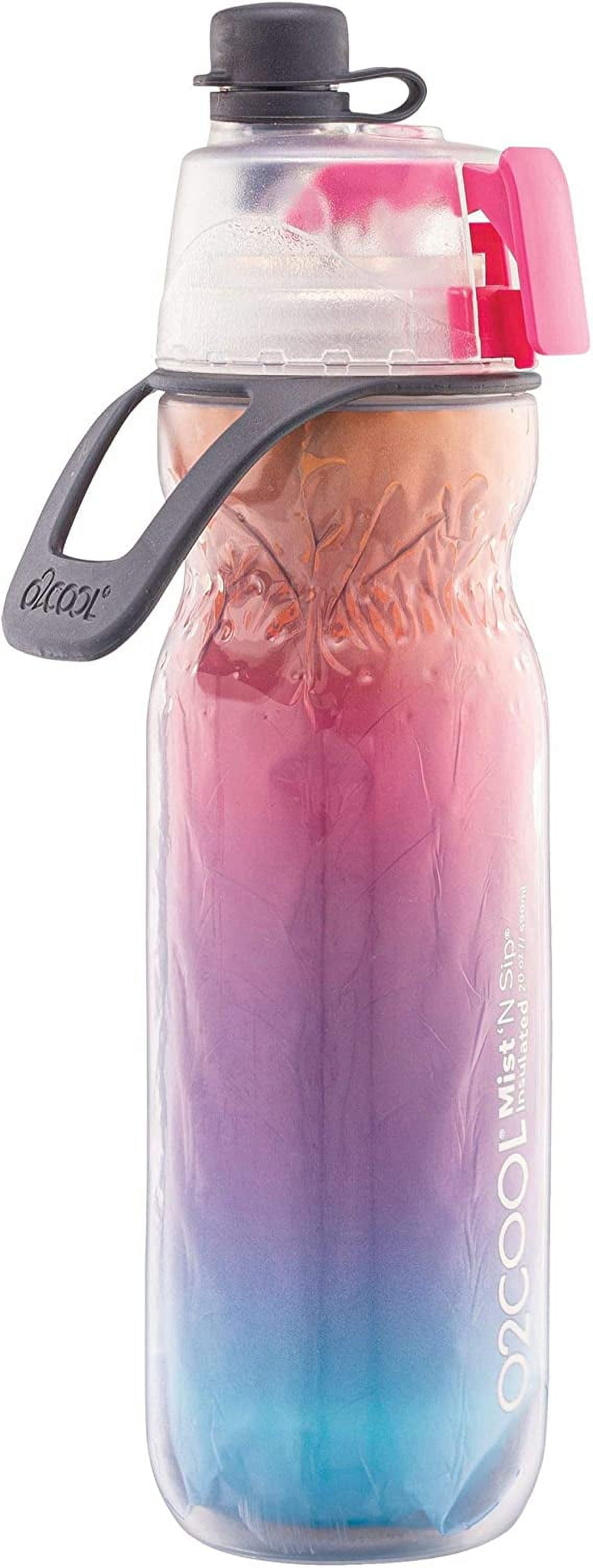 20 oz Mist 'N Sip Water Bottle | 2 Pack | 2-in-1 Function with No Leak ...