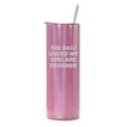 20 oz Skinny Tall Tumbler Stainless Steel Vacuum Insulated Travel Mug ...